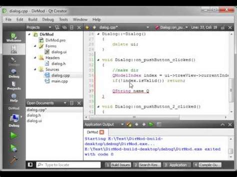C Qt Qdirmodel And Qtreeview Youtube