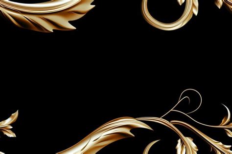 Premium Ai Image Golden Seamless Pattern Generated By Ai