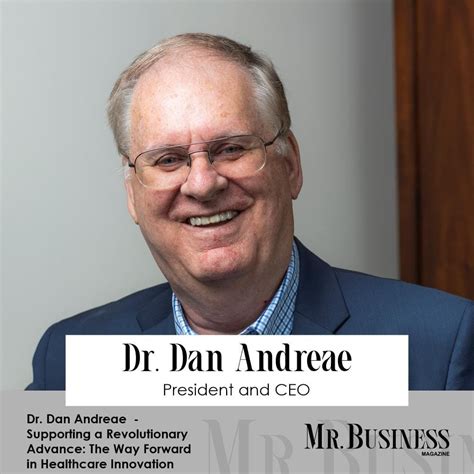 Dr Dan Andreae Education And Innovation In Healthcare Mr Business Magazine