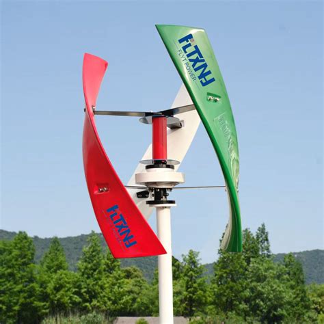 High Efficiency Small Wind Turbine Generator Low Speed Start For Home Use Vertical Wind