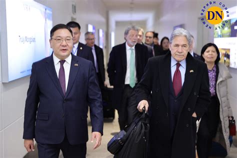 Шинэ Зеланд Улсын Шадар сайд бөгөөд Гадаад хэргийн сайдын айлчлал эхэллээ Dnn Mn