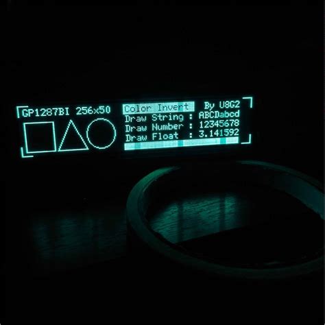 Gp1247 253x63 Vfd Display Module Dot Matrix Display Vfd Matrix Display Module Removed From Car