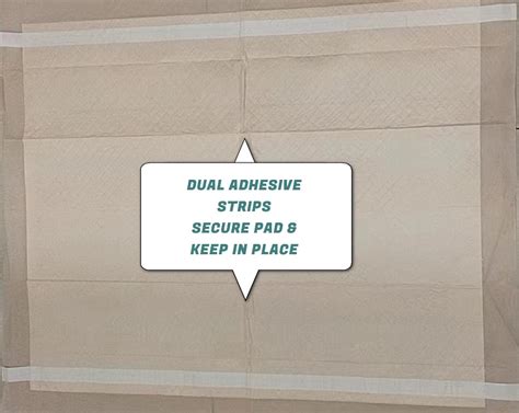 Inspire Adhesive Strips Extra Large Super Absorbent Bed Pads For