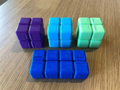 3d Printed Fidget Cube Infinity Cube Sensory Toy Etsy Australia