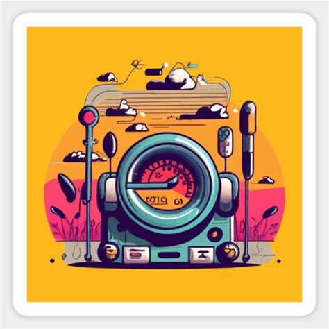 Vu Meter Vu Meter Sticker Teepublic