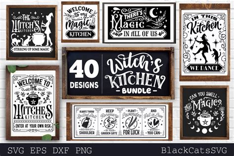 Witchs Kitchen Svg Bundle 40 Designs