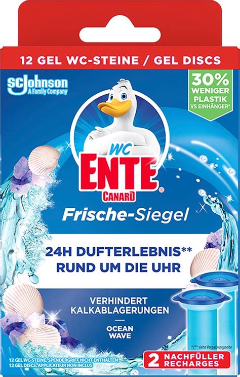 Wc Eend Ocean Wave Fresh Discs Navulling 2 X 12 Bol