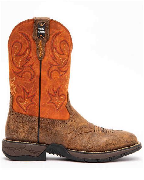 Cody James Mens Nano Lite Western Work Boots Composite Toe Boot Barn