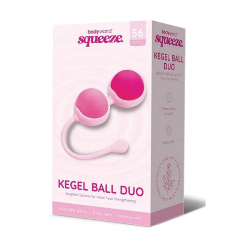 Bodywand Squeeze Kegel Ball Duo Pink Weighted Kegel Balls All