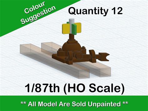 Ho Scale Short Switch Stands For Model Train Layout Etsy