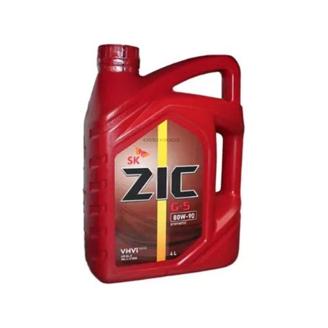 Aceite Transmisión Manual Zic 80w90 Gl5 4 Litros