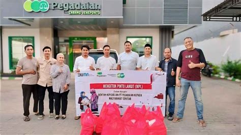 Pegadaian Kanwil Makassar Berdayakan UMKM Melalui Sedekah Jumat