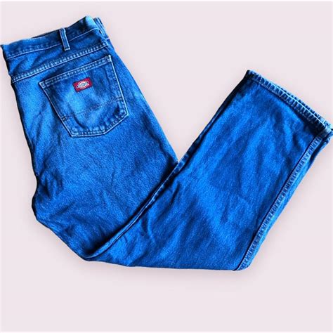 👖 Faded Dickies Jeans Regular Fit Great Depop