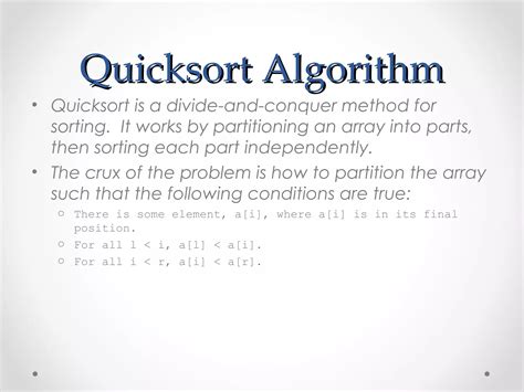 Sorting Algorithms Ppt