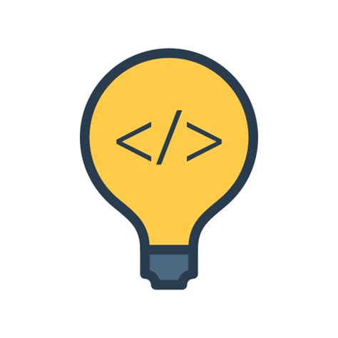 Bulb Coding Light Programming Source Icon