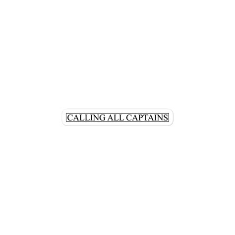 NGH Logo Sticker Calling All Captains