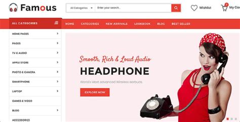 35 responsive ecommerce website themes free templates
