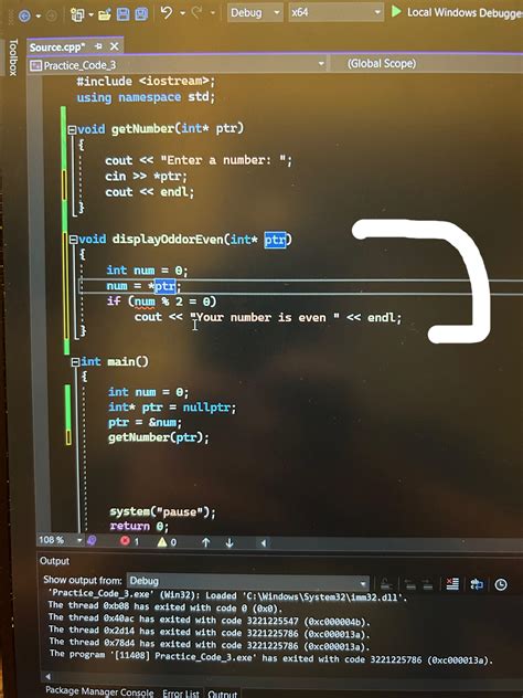 help using a pointer in an if statement that is inside of a void