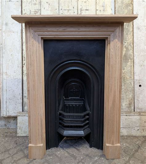 Fc0240 Reclaimed Victorian Cast Iron Bedroom Fire Insert And Surround