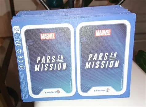 MARVEL LECLERC CARD 2022 PARS EN MISSION 42 Pockets Of 4 168 Cards