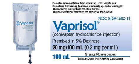 Obat Conivaptan Indikasi And Efek Samping