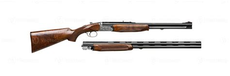 Luxury Double Barreled Shotgun With A Vertical Arrangement Of Barrels
