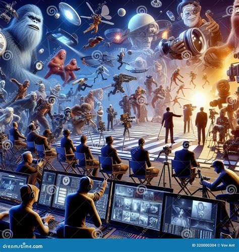 114 15 3d Film And Animation Production Producing Al Stock
