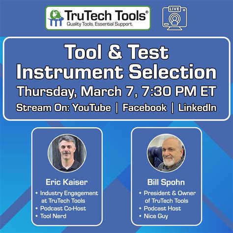 Trutech Tools Ltd On Linkedin Join Us For A Live Stream On Tool And