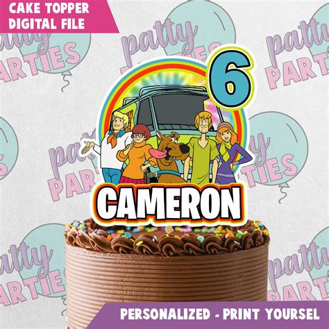 SCOOBY DOO CAKE TOPPER