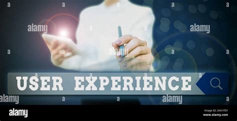 Sign Displaying User Experience Conceptual Photo How A Person Reacts