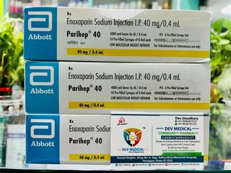 Parihep 40 Injection At ₹ 150 Piece In Pune Id 26492182697