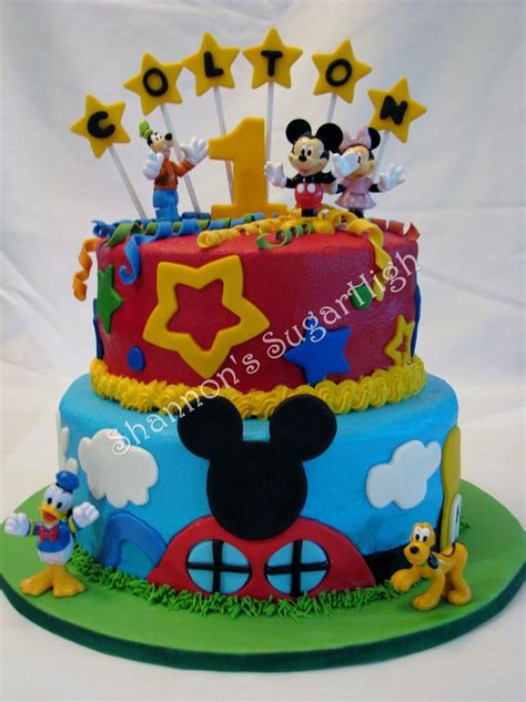 Mickey Mouse Clubhouse 1st Birthday Decorated Cake By 43 Off
