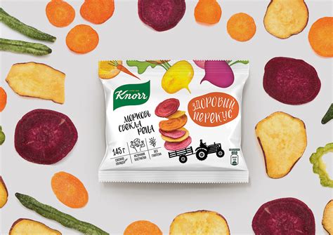 Knorr Crispy Vegetable Snacks Design On Behance