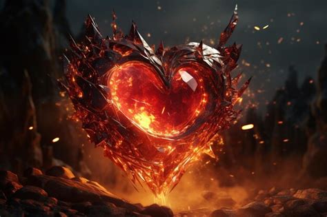 Premium Photo Ruby Of Passion That Ignites Burning Hearts