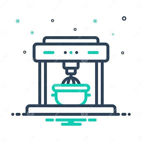 Mix Icon For Mixing Blend And Ingredient Stock Vector Illustration
