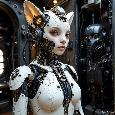 Robo Cat Girl By Draxind On Deviantart