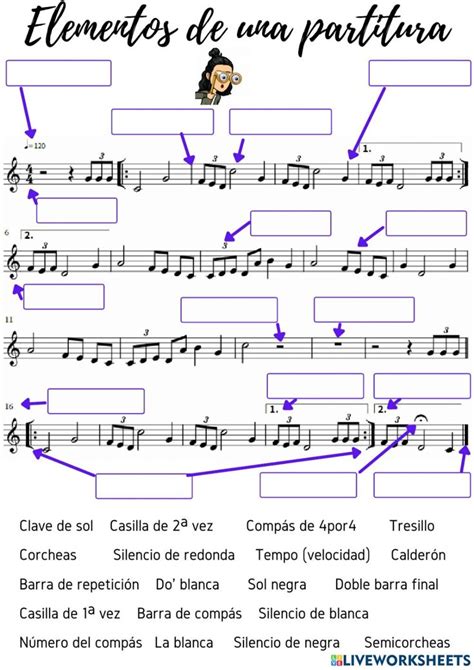 Actividad Interactiva De Lenguaje Musical Para 6º Puedes Hacer Los