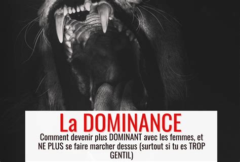 N2🦍la Dominance Comment Devenir Plus Dominant Avec Les Femmes Et Ne