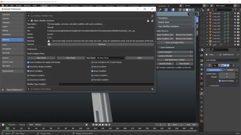 artstation blender addon modifier assistant resources