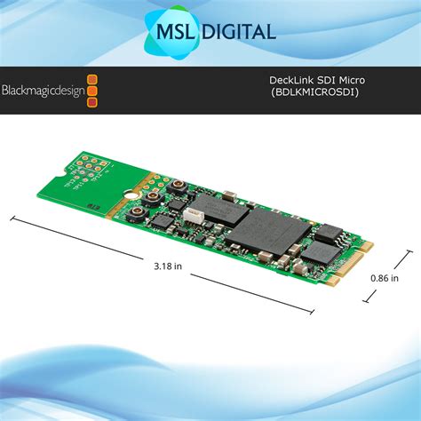 Blackmagic Design Decklink Sdi Micro Bdlkmicrosdi Msl Digital