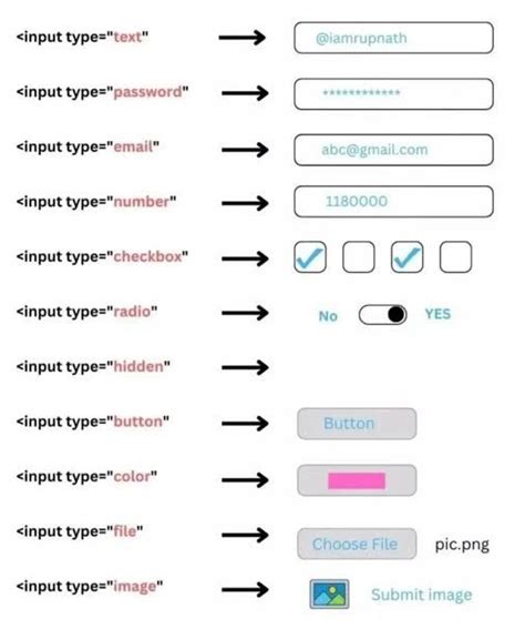 Anees Mohammad On Linkedin Basic Input Types Of Form In Html