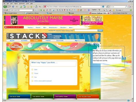 Summer Reading Challenge Ppt