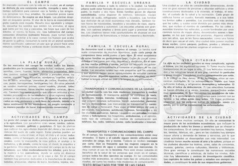 Vida Urbana Y Rural La Ciudad Y El Campo Pdf