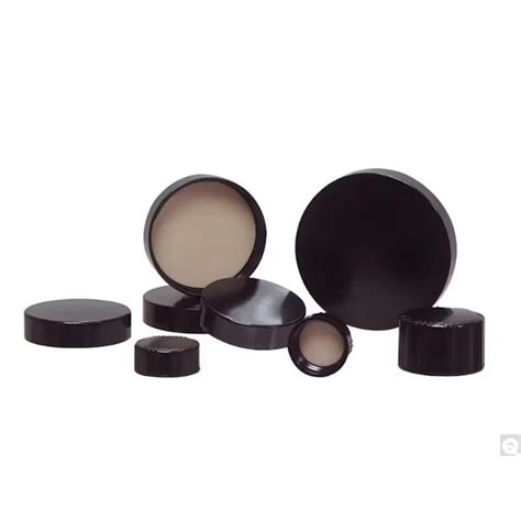 Qorpak 45 400 Black Phenolic Cap With F217 And Ptfe Liner Cap 00254
