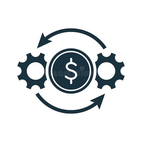 Cost Effective Icon Cogwheels Gears And Dollar Symbol Efficiency And