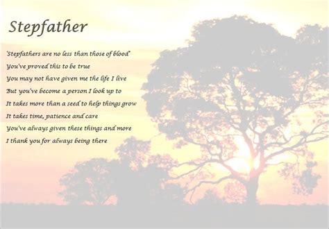 Stepdad Poem For A Special Father S Day Tribute
