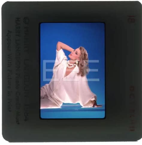 1984 Heather Thomas Movie Actress Model Harry Langdon Transparency W