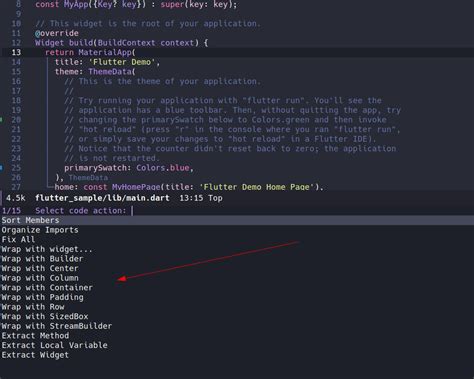 Feature Request Wrap The Widget Under The Point Into Another Widget E G Container Issue