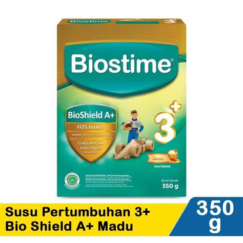 Jual Biostime 3 Madu Box 350 Gr Susu Pertumbuhan Shopee Indonesia