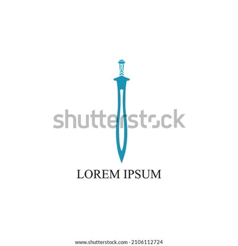 Sword Logo Symbol Vector Icon Image Stock Vector Royalty Free 2106112724 Shutterstock